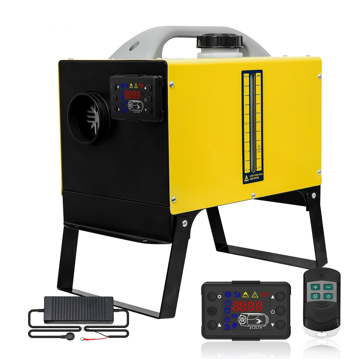 Sunster A2013ST Diesel Heater 8KW 12/24V 110-240V, All in One Classic